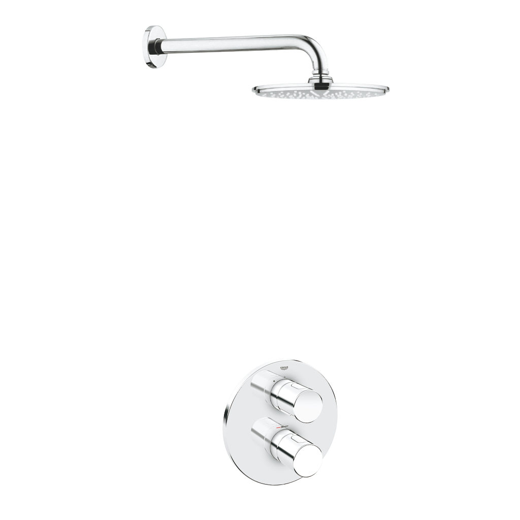 Grohtherm 3000 Cosmopolitan + Rainshower Shower Solution Pack 1 | GROHE ...
