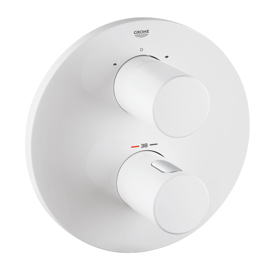 Grohtherm 3000 Cosmopolitan Thermostat with integrated 2-way diverter ...
