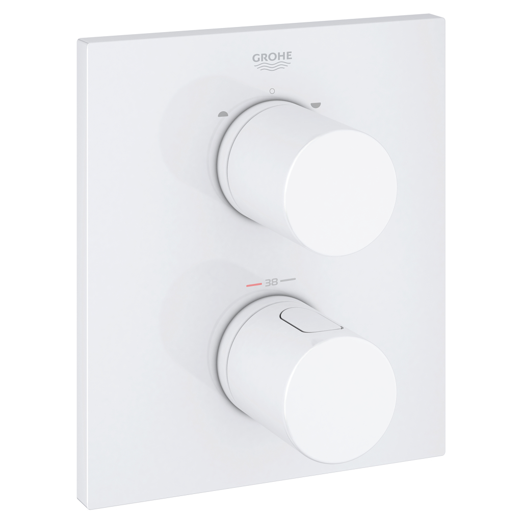 Grohtherm 3000 Cosmopolitan Thermostat with integrated 2-way diverter ...