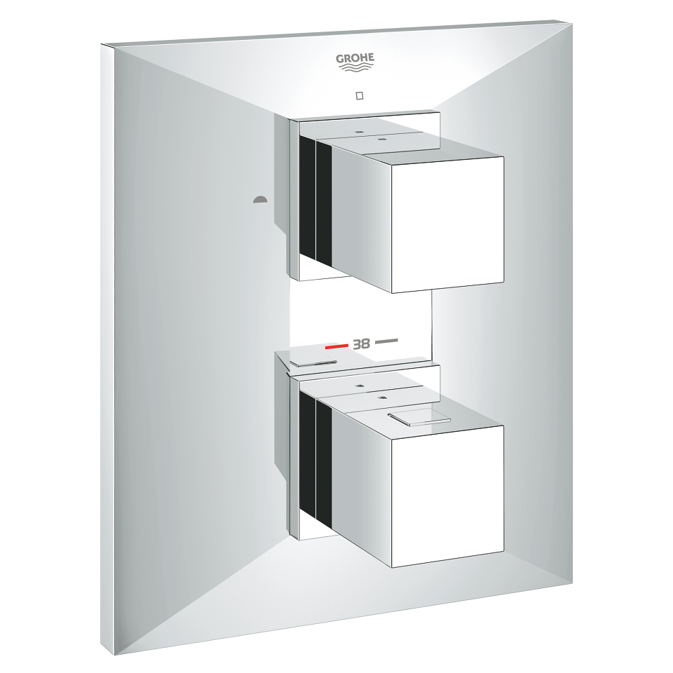 Allure Brilliant Safety Mixer with integrated 2-way diverter | GROHE