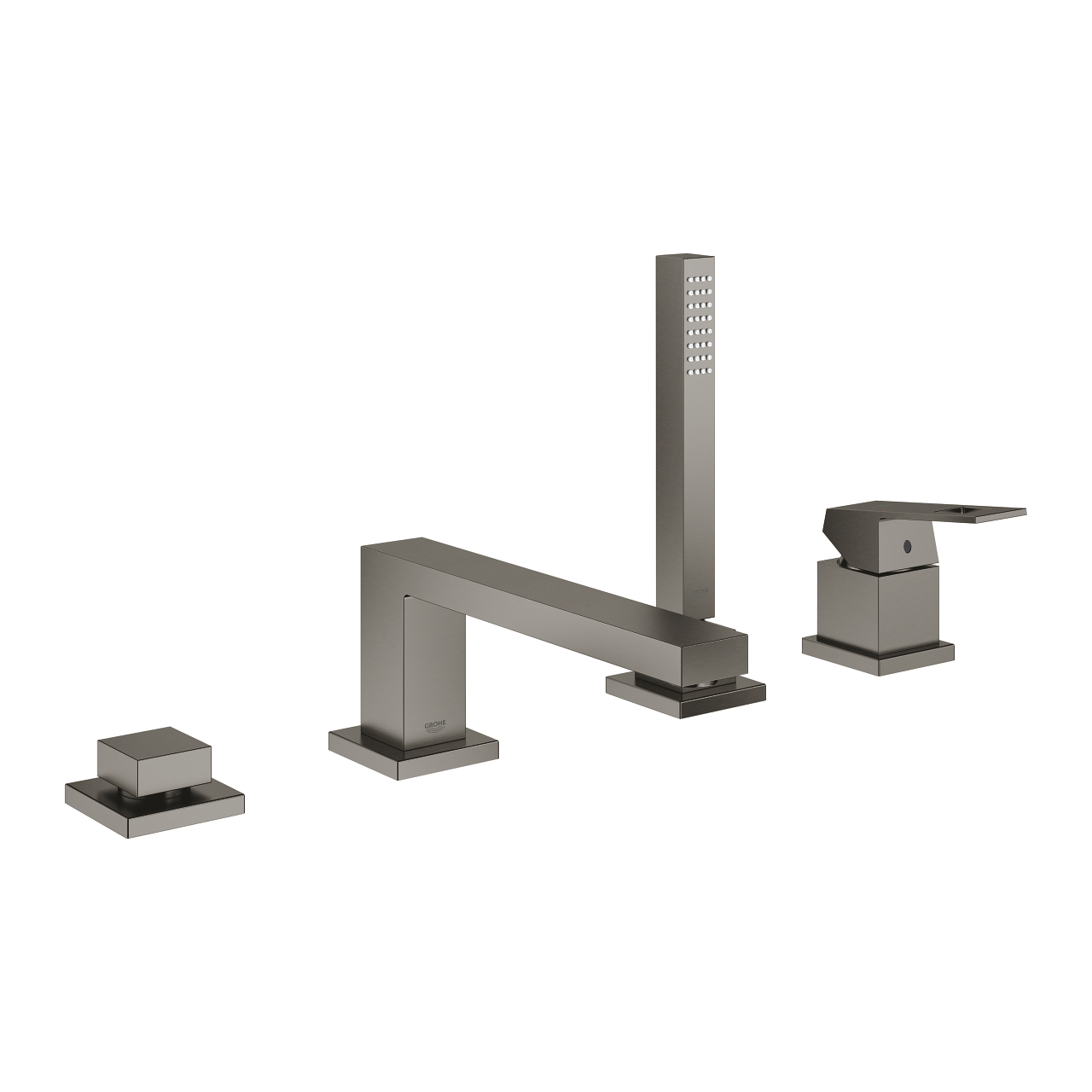 Eurocube 4-hole single-lever bath combination | GROHE