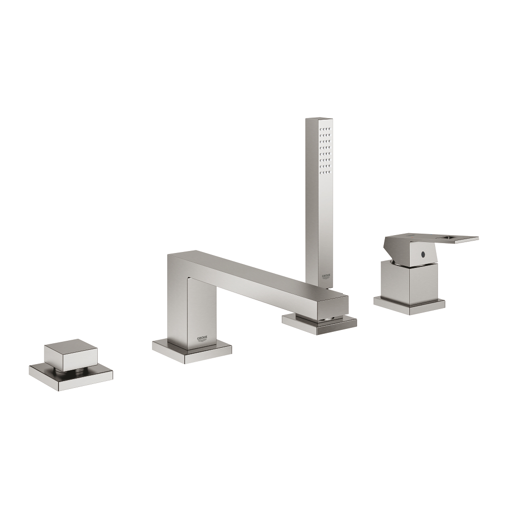 Eurocube 4-hole single-lever bath combination | GROHE