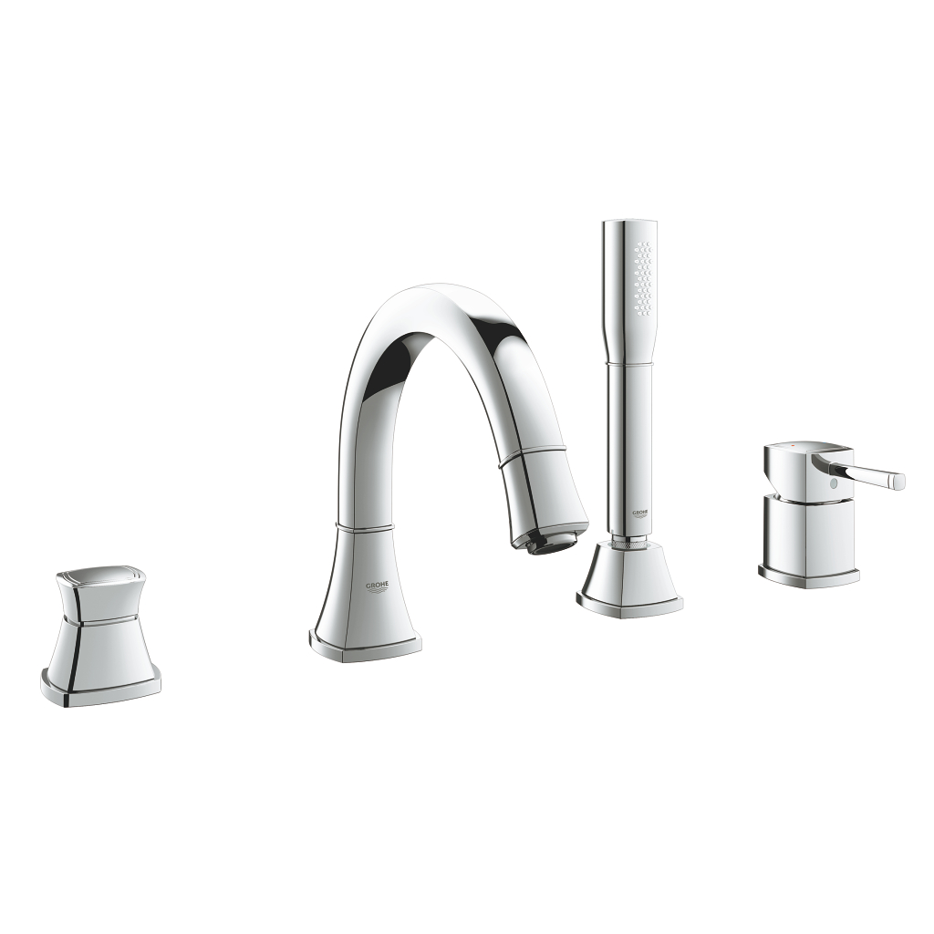 Grandera Four-hole single-lever bath combination | GROHE