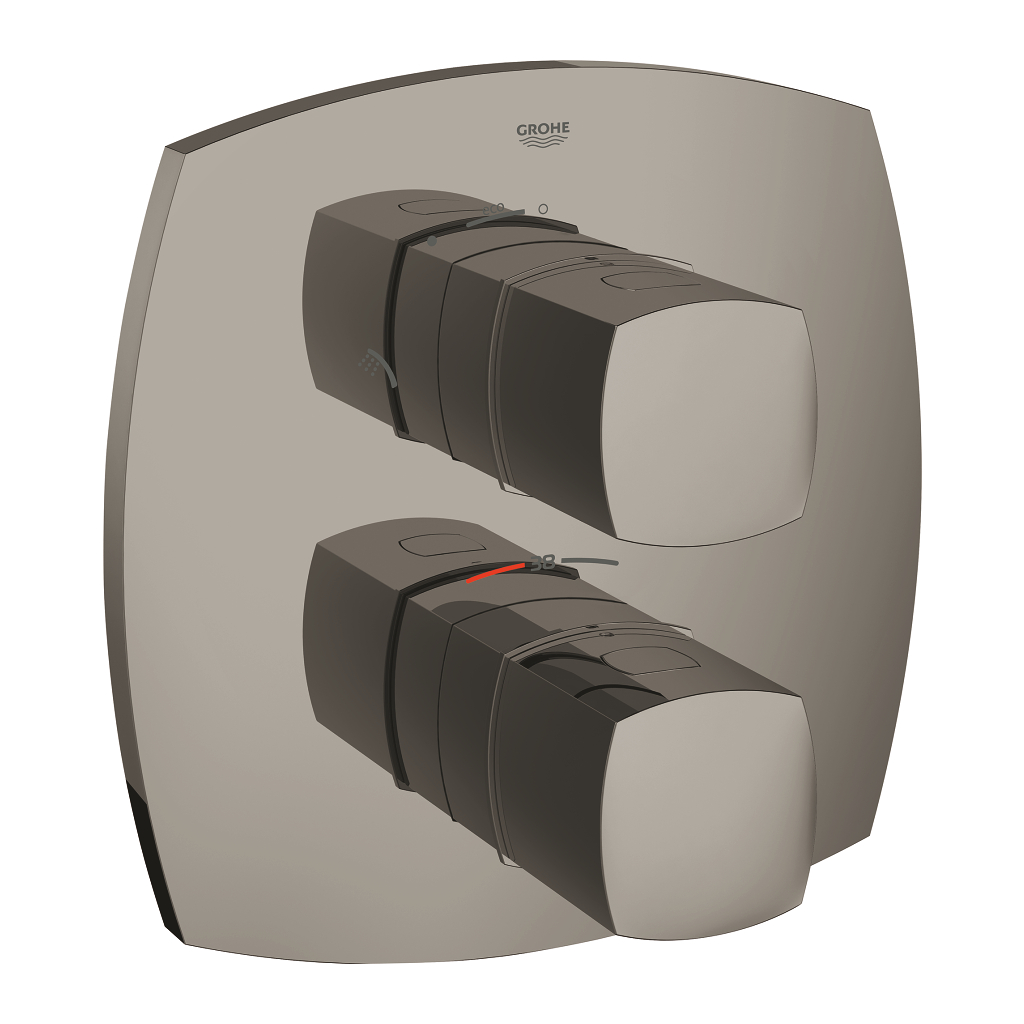 Grandera Thermostatic bath mixer with integrated 2-way diverter | GROHE