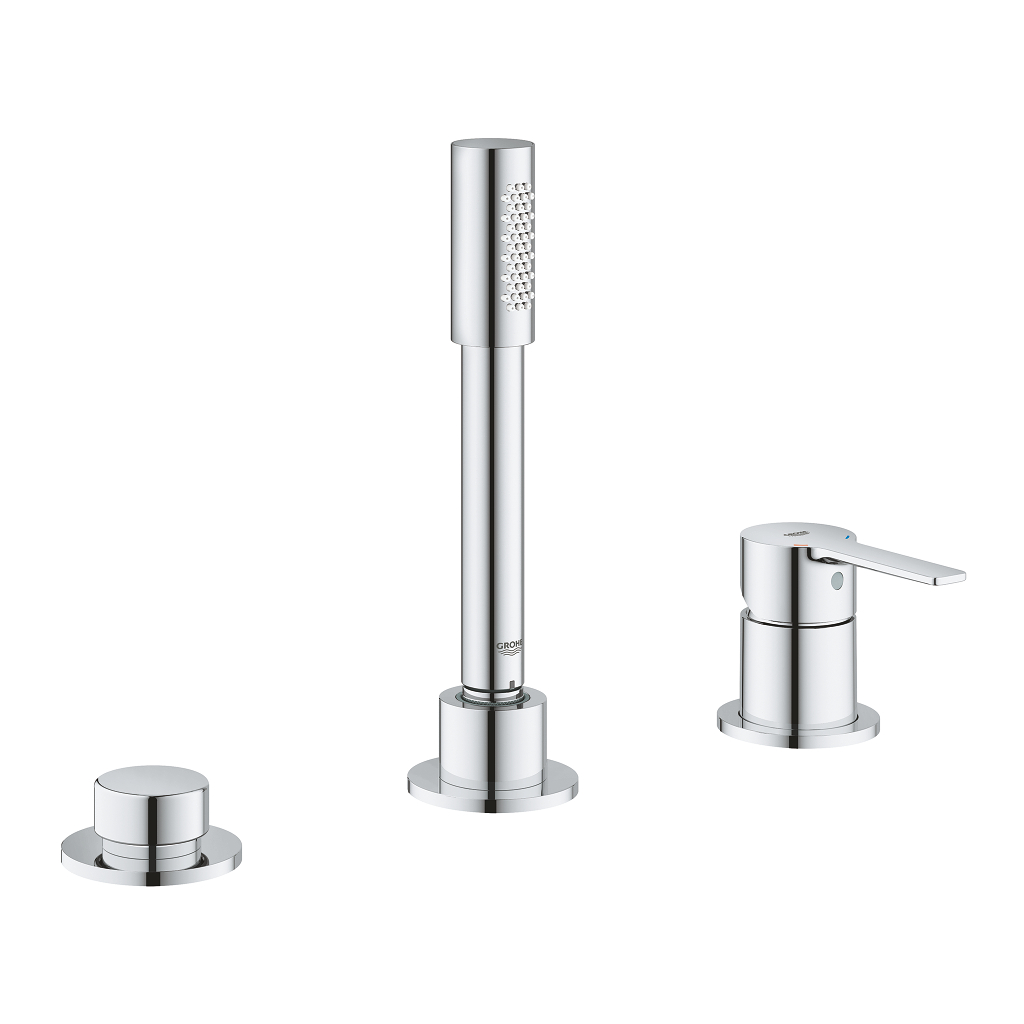 Lineare 3-hole bath/shower combination | GROHE