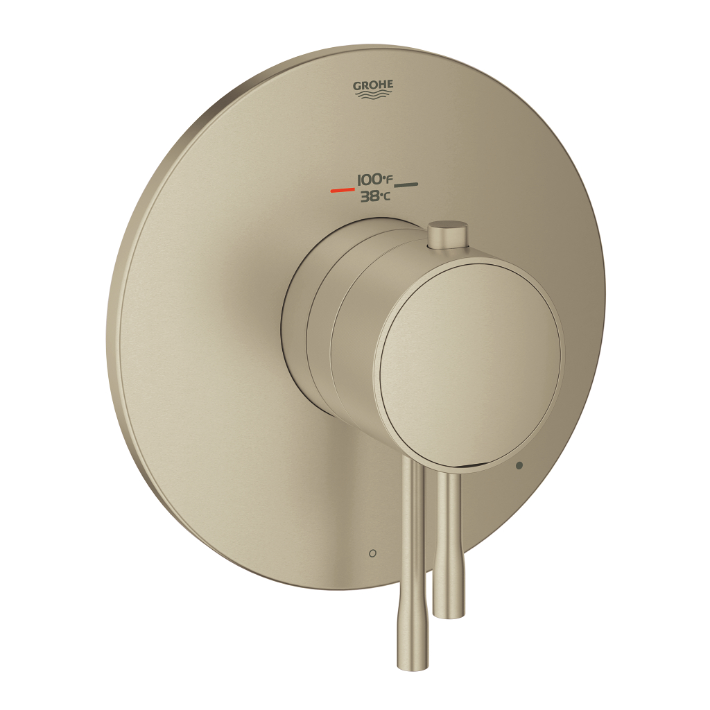 GrohFlex Essence Single function thermostatic trim with control module ...