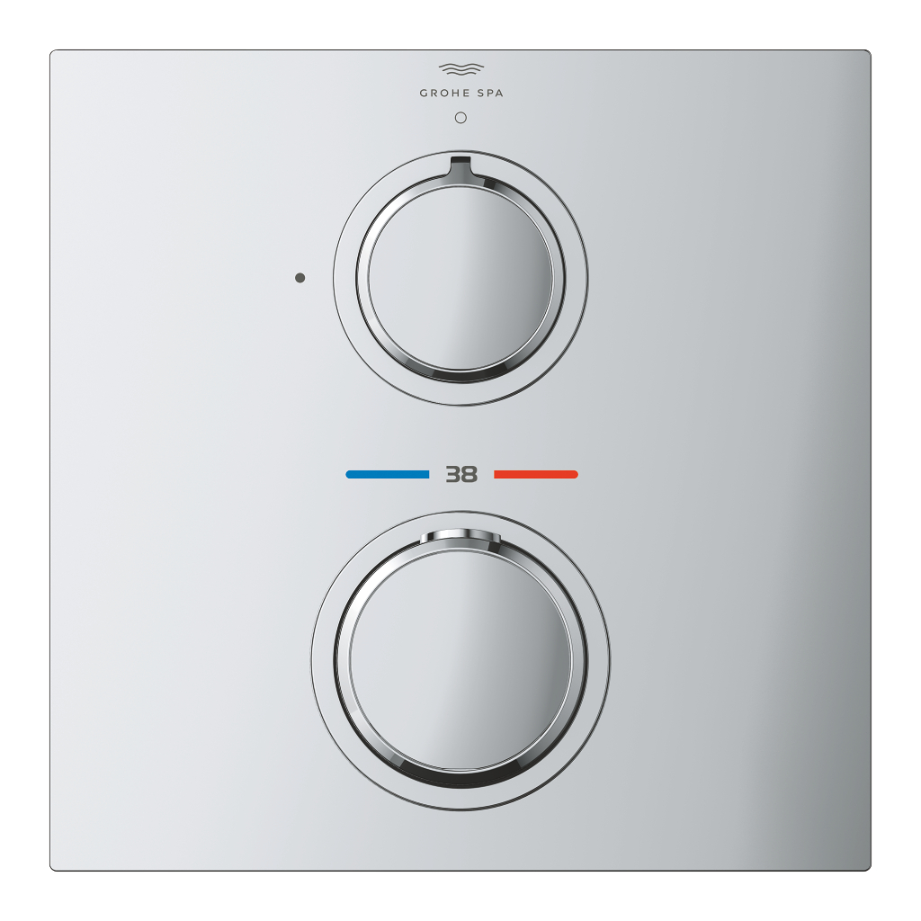 雅律 高特朗SMC恒温面板，圆形，一键 | 德国高仪中国官方网站