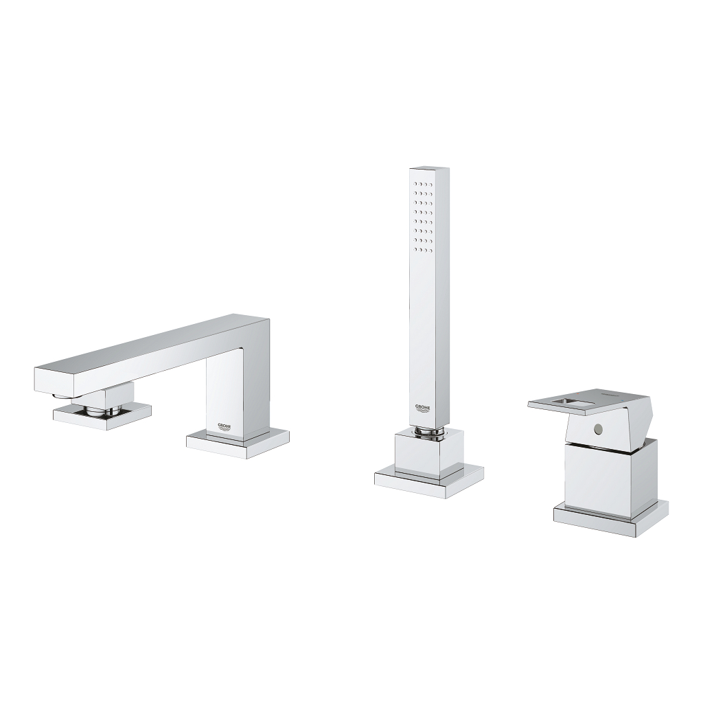 Eurocube Four-hole single-lever bath combination | GROHE