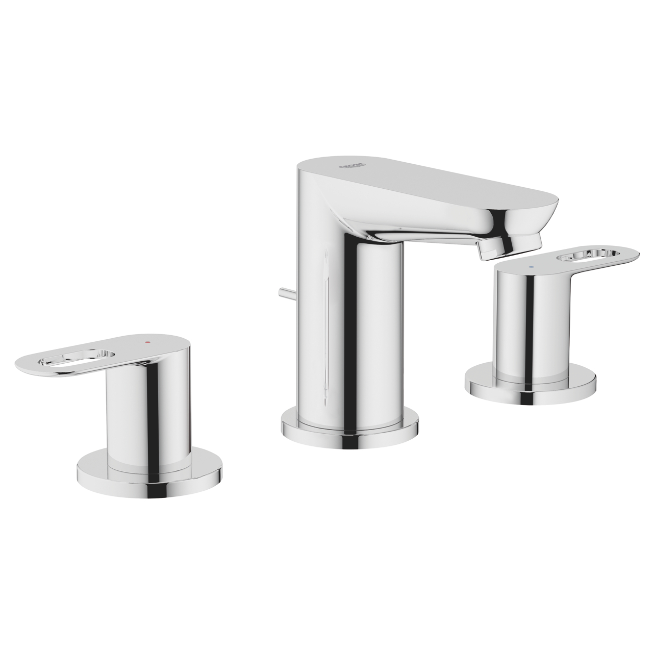 BauLoop 3-hole basin mixer | GROHE