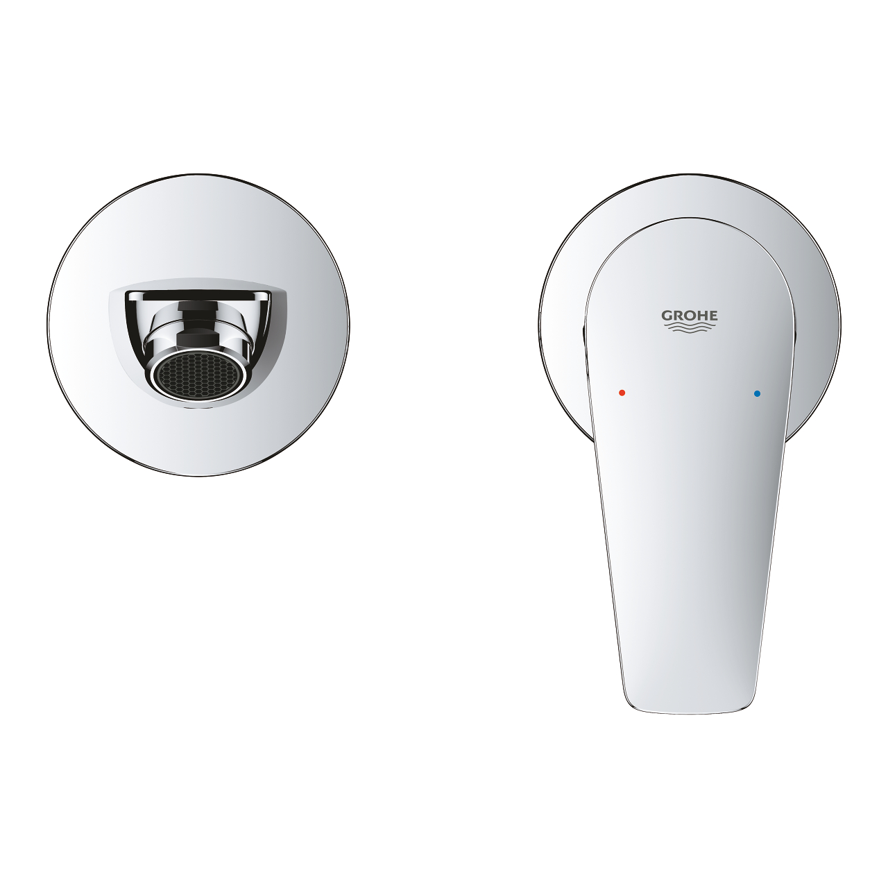 BauEdge 2-hole basin mixer | GROHE