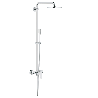 Euphoria System 230 Shower system with thermostat for wall mounting | GROHE