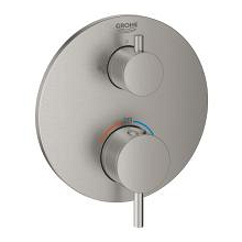 Atrio Thermostatic mixer for 1 outlet with shut off valve | GROHE