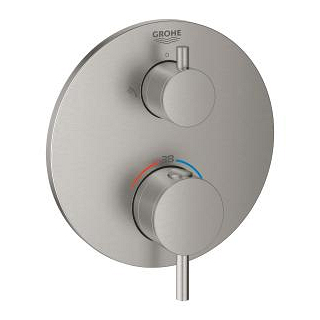 Atrio Thermostatic mixer for 1 outlet with shut off valve | GROHE