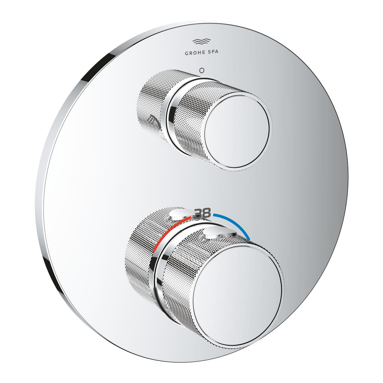 Atrio Private Collection Thermostatic shower mixer for 2 outlets with ...