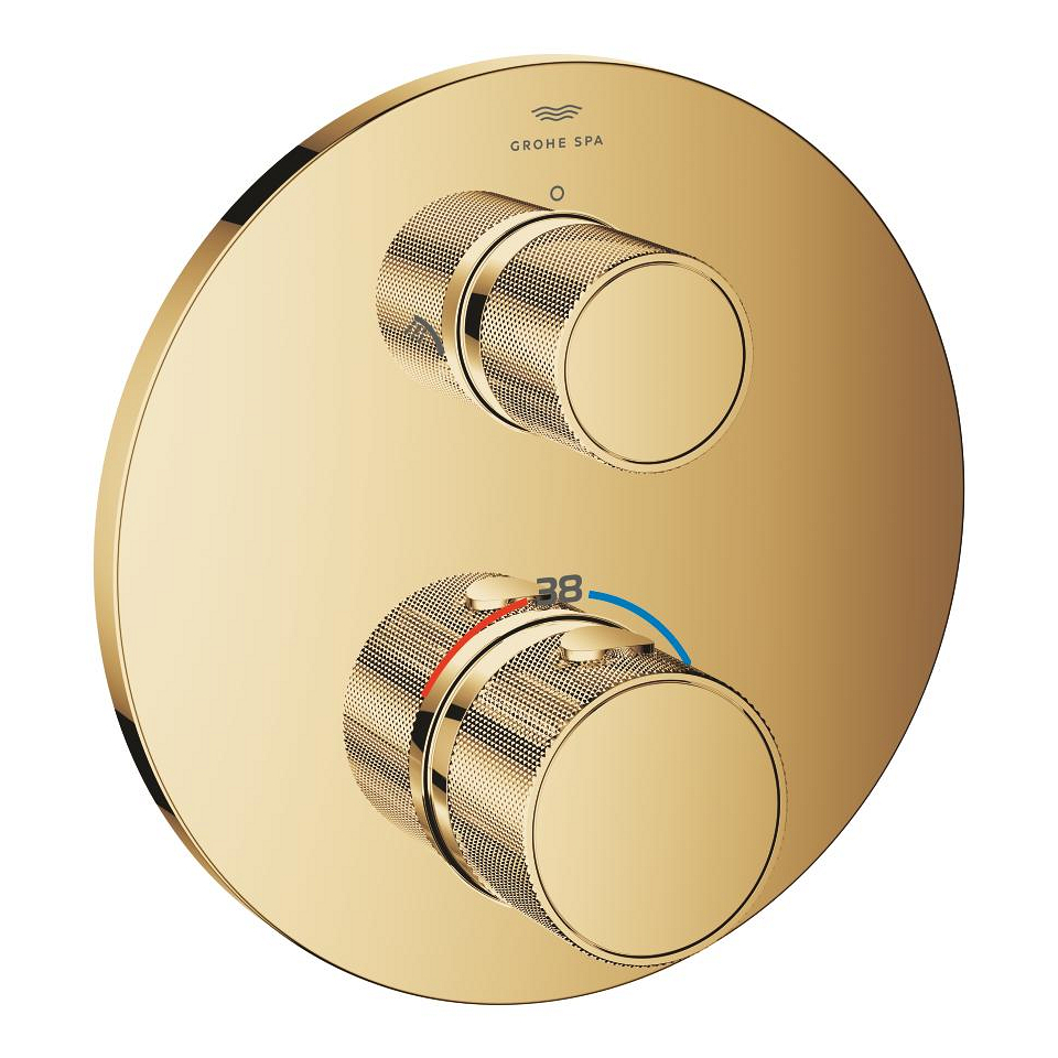 Atrio Private Collection Thermostatic shower mixer for 2 outlets with ...