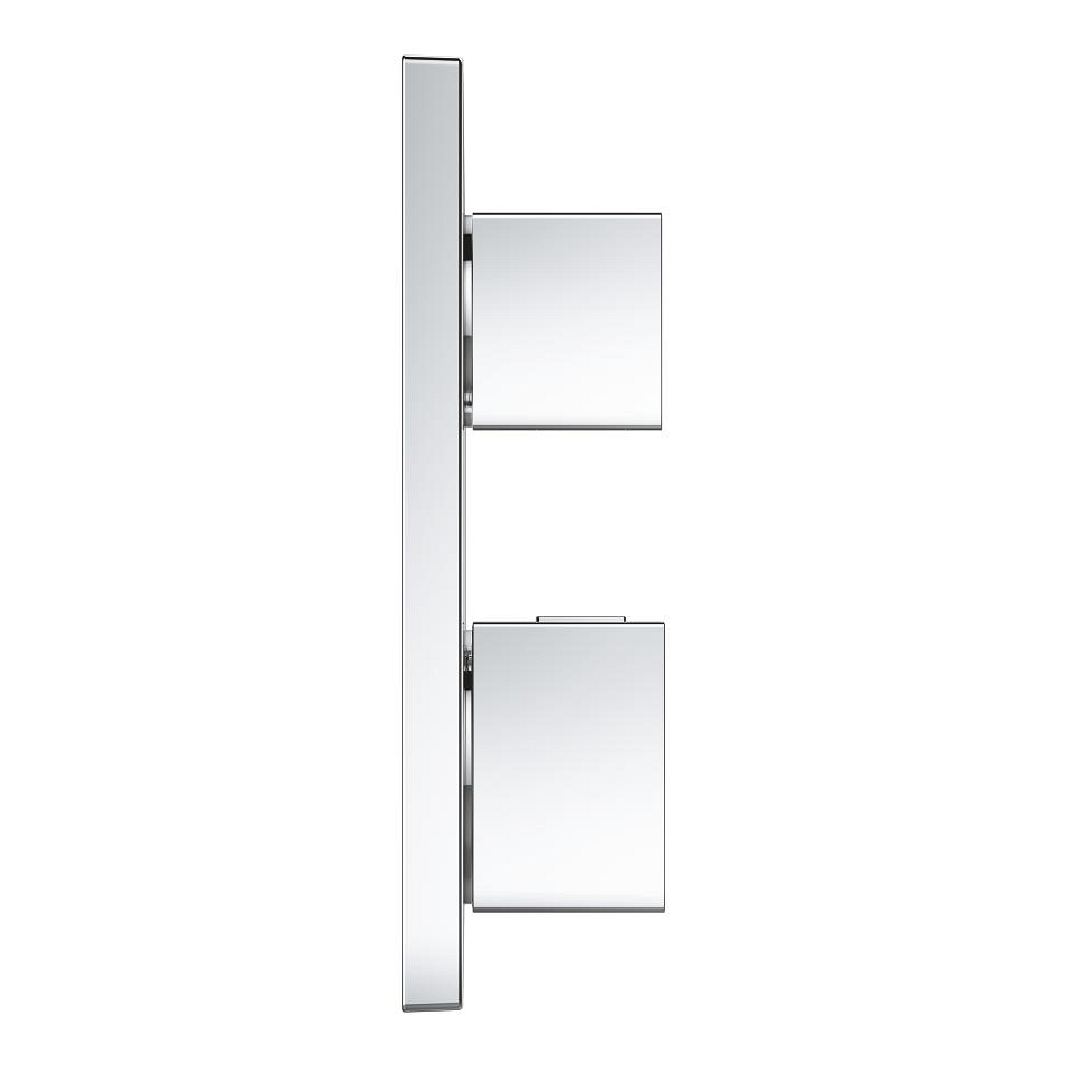 Grohtherm Cube Thermostatic bath tub mixer for 2 outlets with ...