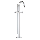 Atrio Thermostatic shower mixer for 2 outlets with integrated shut off ...