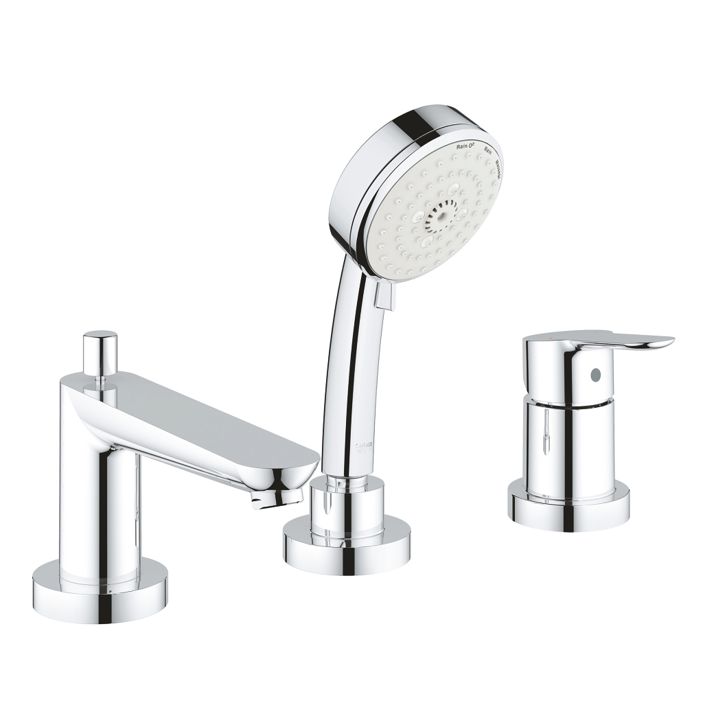 BauEdge 3-hole bath/shower combination | GROHE