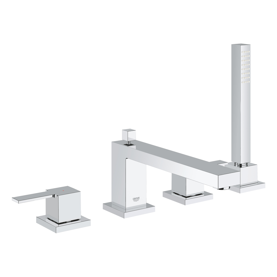 BauMetric Four-hole single-lever bath combination | GROHE