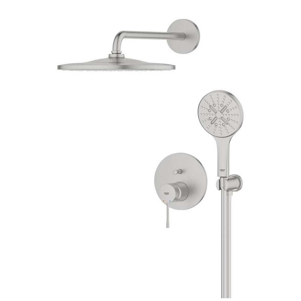 Essence Concealed shower system with Rainshower Mono 310 | GROHE