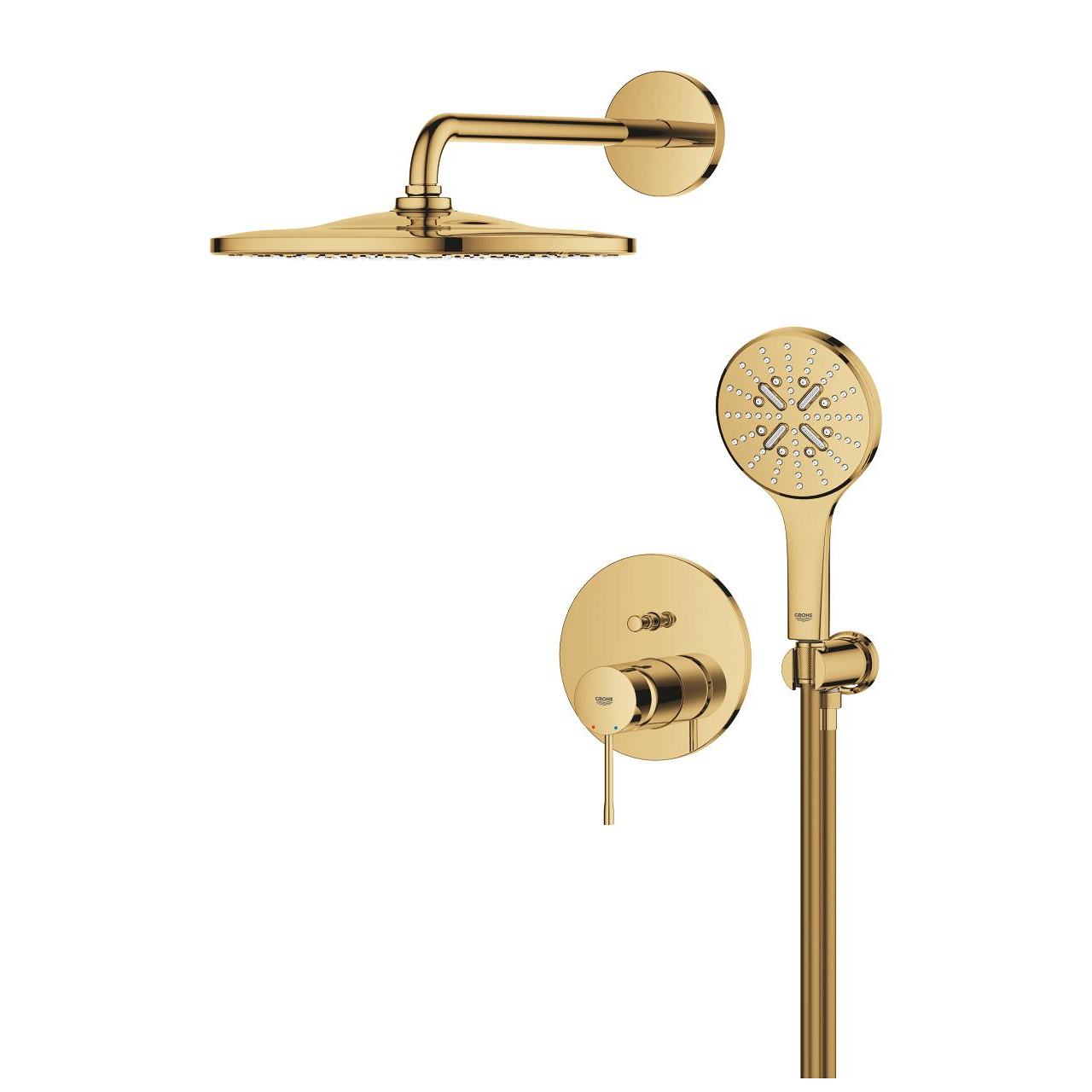 Essence Concealed shower system with Rainshower Mono 310 | GROHE