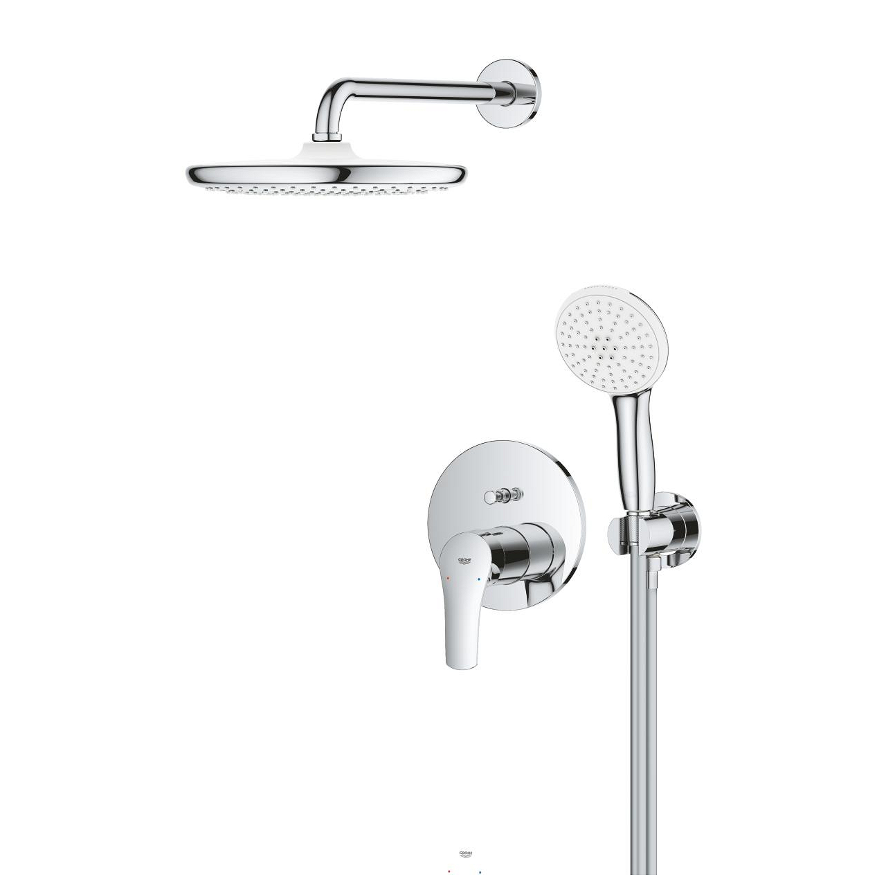 Eurosmart Concealed shower system with Tempesta 250 | GROHE