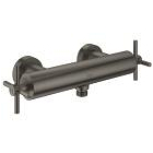 Atrio Thermostatic bath tub mixer for 2 outlets with integrated shut ...