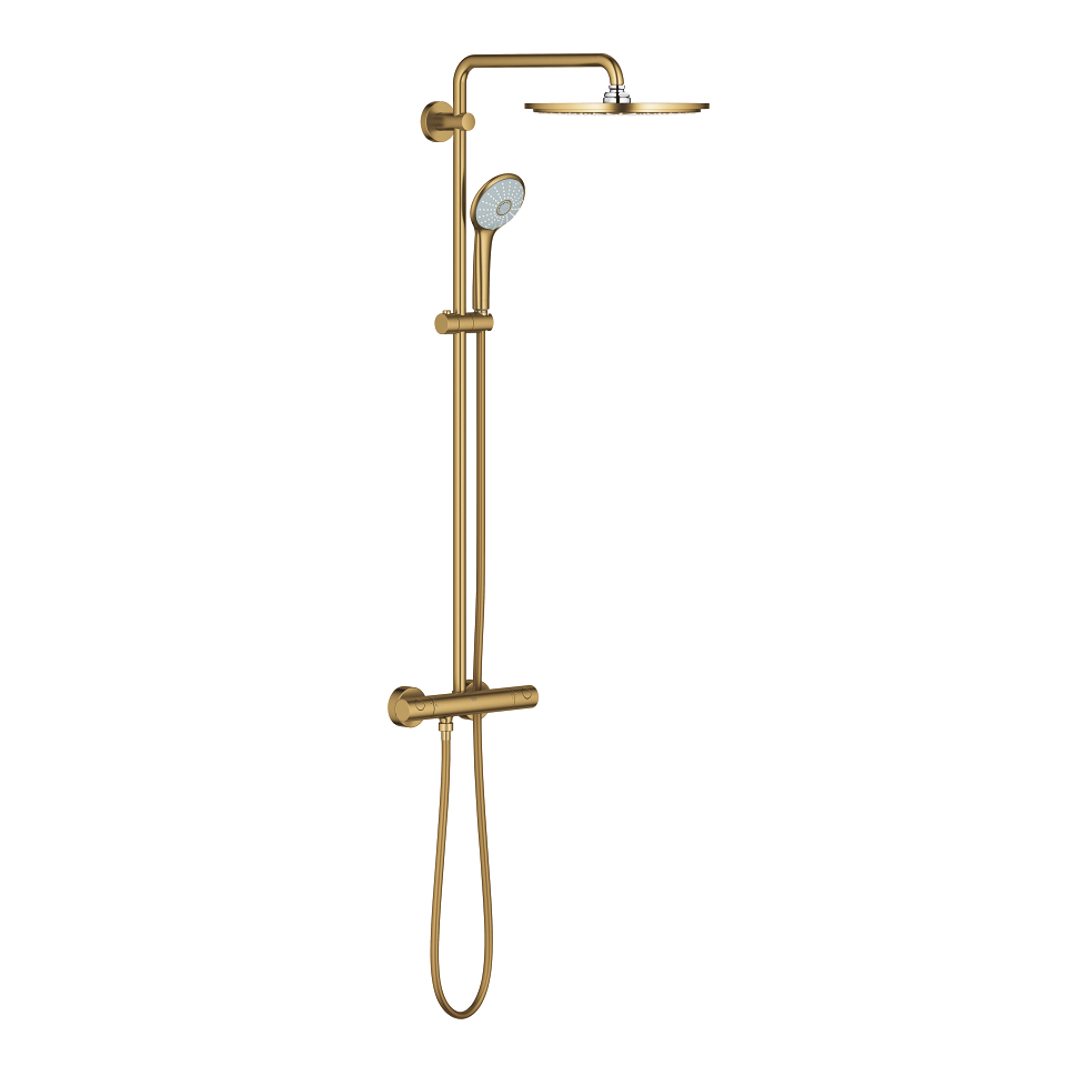 Euphoria System 310 Shower system with thermostatic mixer for wall ...