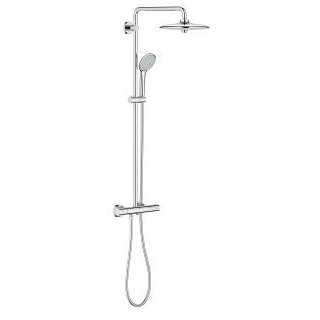 Euphoria System Shower system with bath thermostat for wall mounting ...