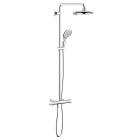 Euphoria System Shower system with bath thermostat for wall mounting ...