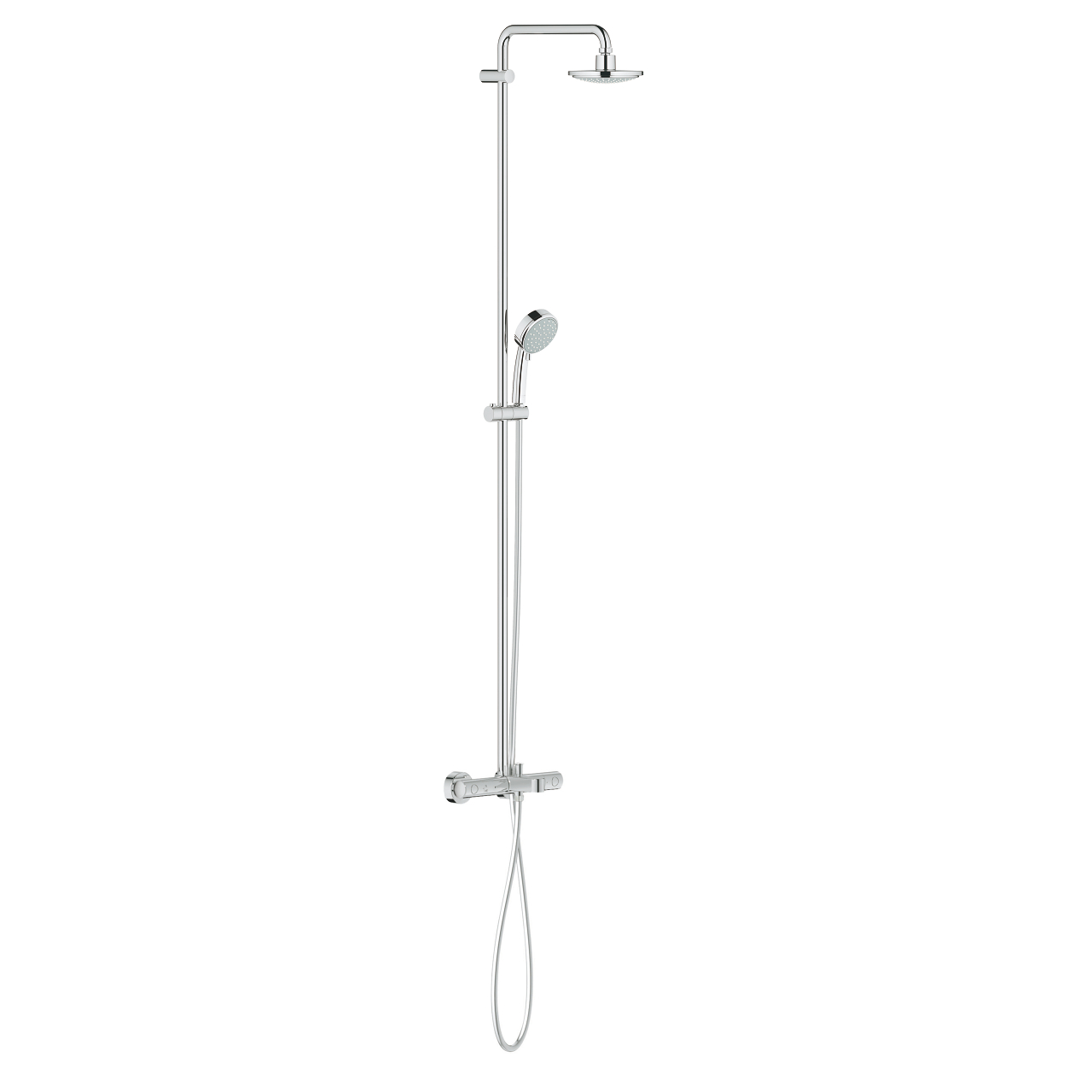 Tempesta Cosmopolitan 160 Shower system with bath thermostat for wall mounting | GROHE - Grohe ...