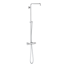 Euphoria System 260 Shower system with thermostatic mixer for wall ...