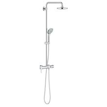Euphoria System Shower system with single lever mixer for wall mounting ...
