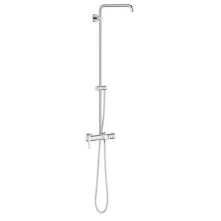 Euphoria System 260 Shower system with thermostatic mixer for wall ...