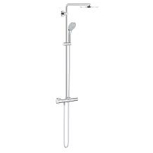 Euphoria System Shower system with bath thermostat for wall mounting ...