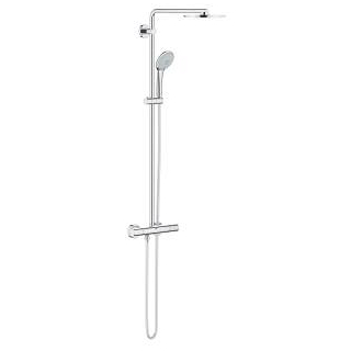 Euphoria System Shower system with bath thermostat for wall mounting ...