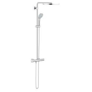 Euphoria System Shower system with bath thermostat for wall mounting ...