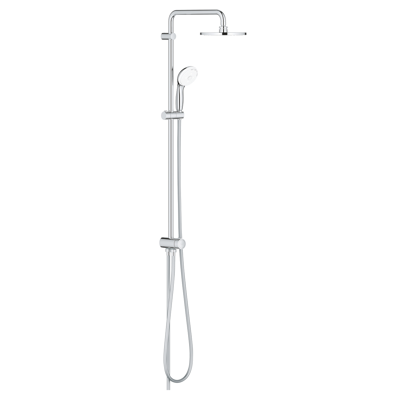 Tempesta System 200 Flex shower system with diverter for wall mounting ...
