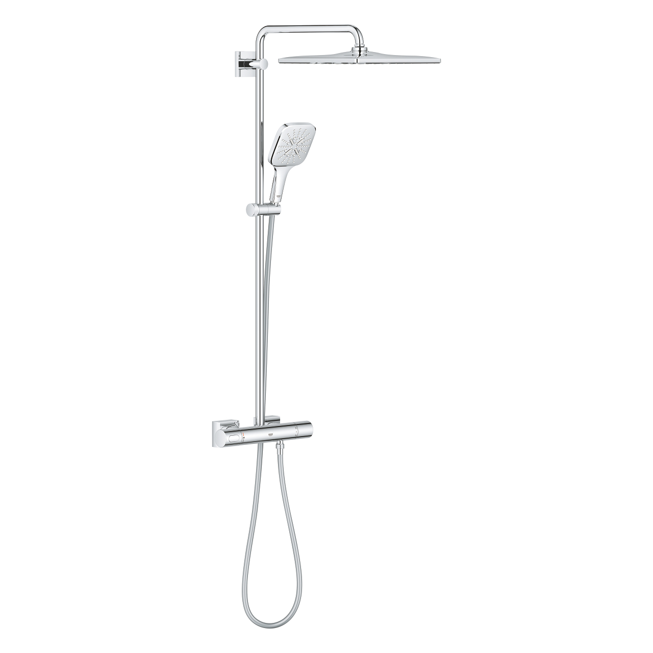 Rainshower SmartActive 310 Shower system with thermostat for wall ...