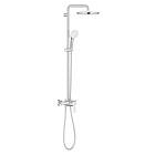 Tempesta System 250 Shower system with single lever mixer for wall ...