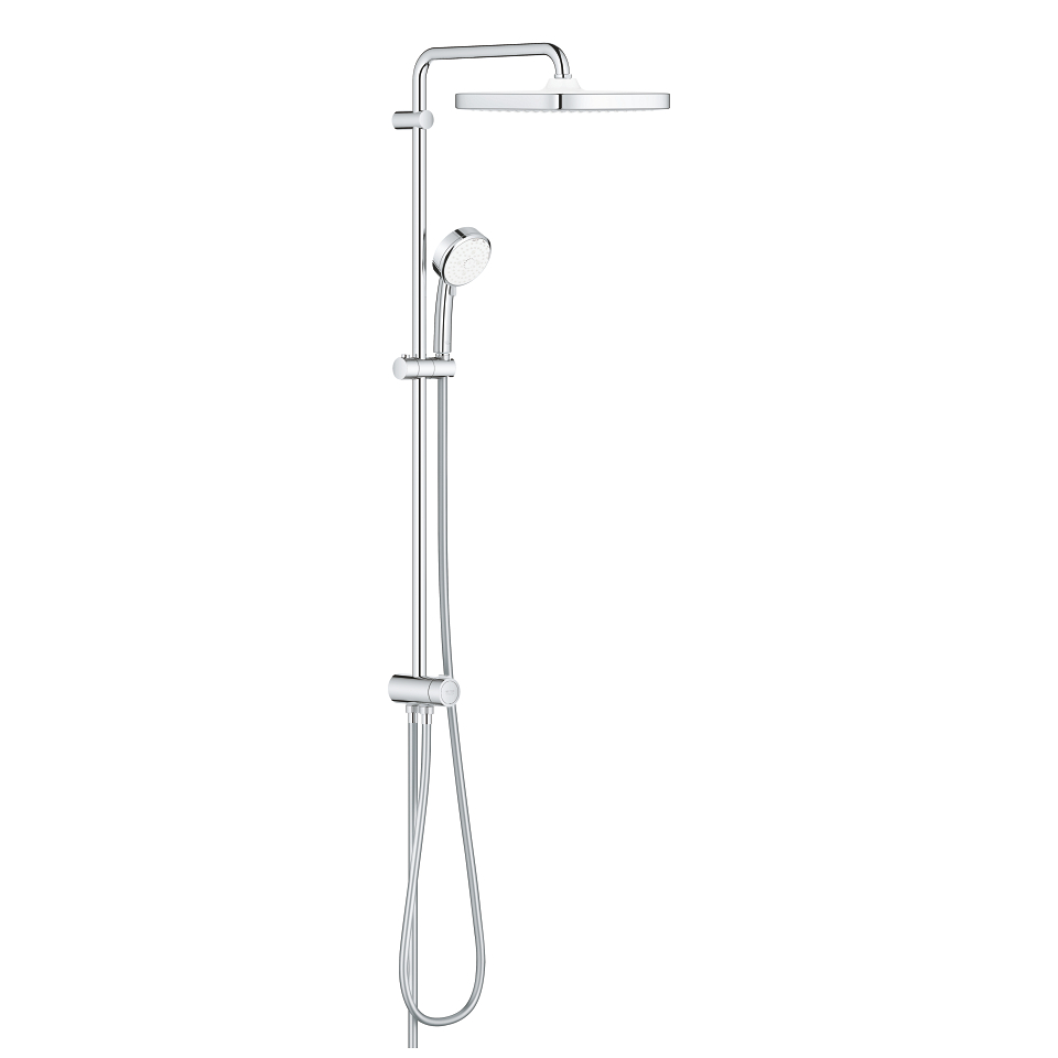 Tempesta Cosmopolitan System 250 Cube Flex shower system with diverter ...