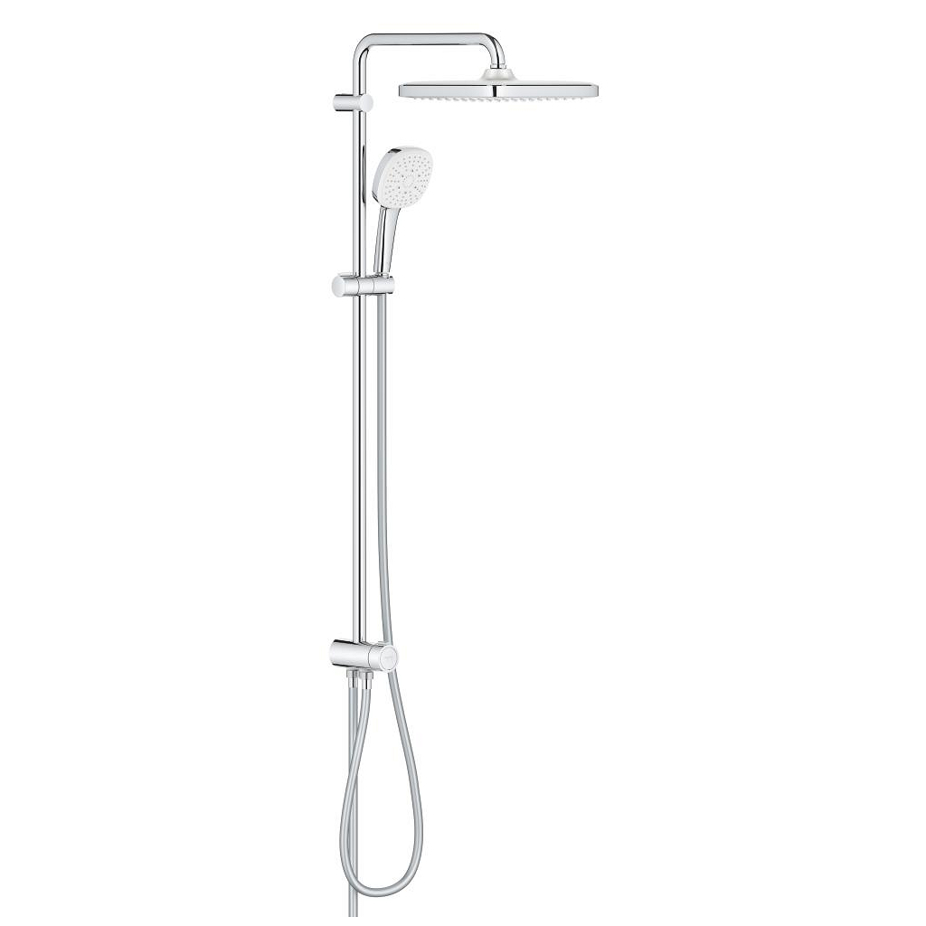Tempesta System 250 Cube Flex shower system with diverter for wall ...