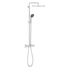 Vitalio Start System 250 Cube Flex shower system with diverter for wall ...