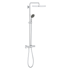 Vitalio Start System 250 Cube Flex shower system with diverter for wall ...