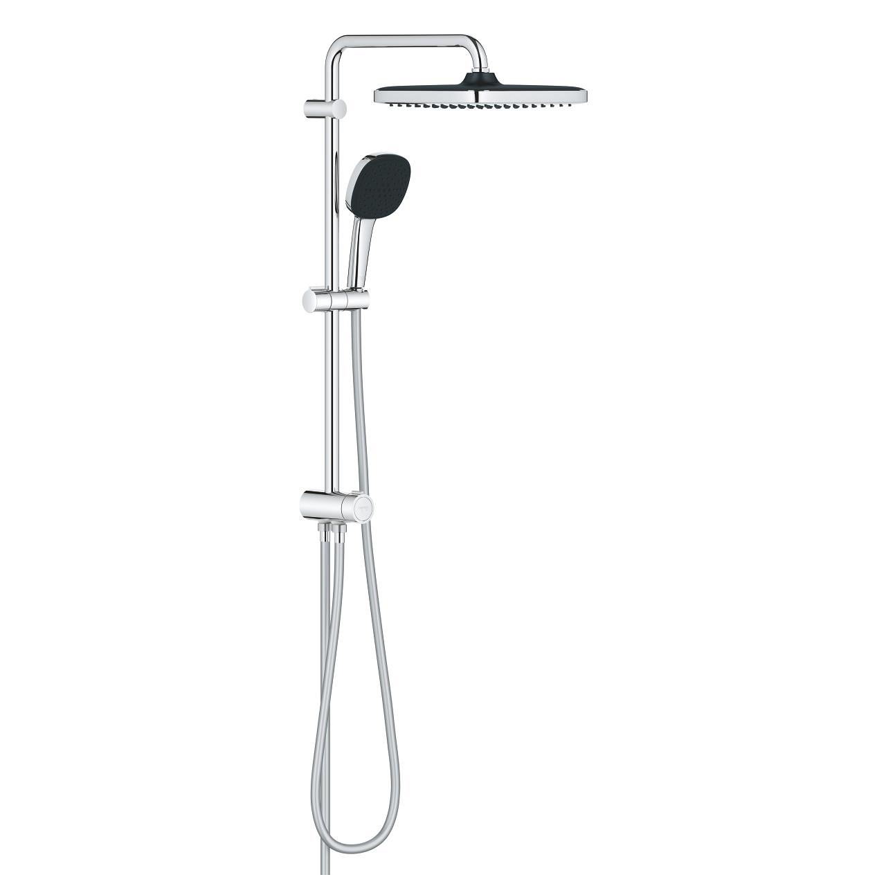 Vitalio Comfort 250 Flex Shower System met omsteller voor wandmontage ...