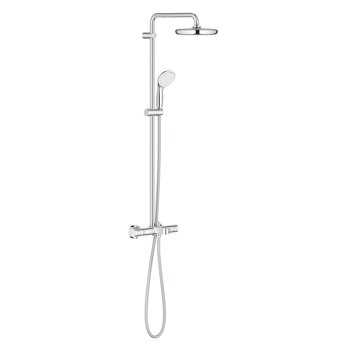 Tempesta 210 Shower system with bath thermostat for wall mounting | GROHE