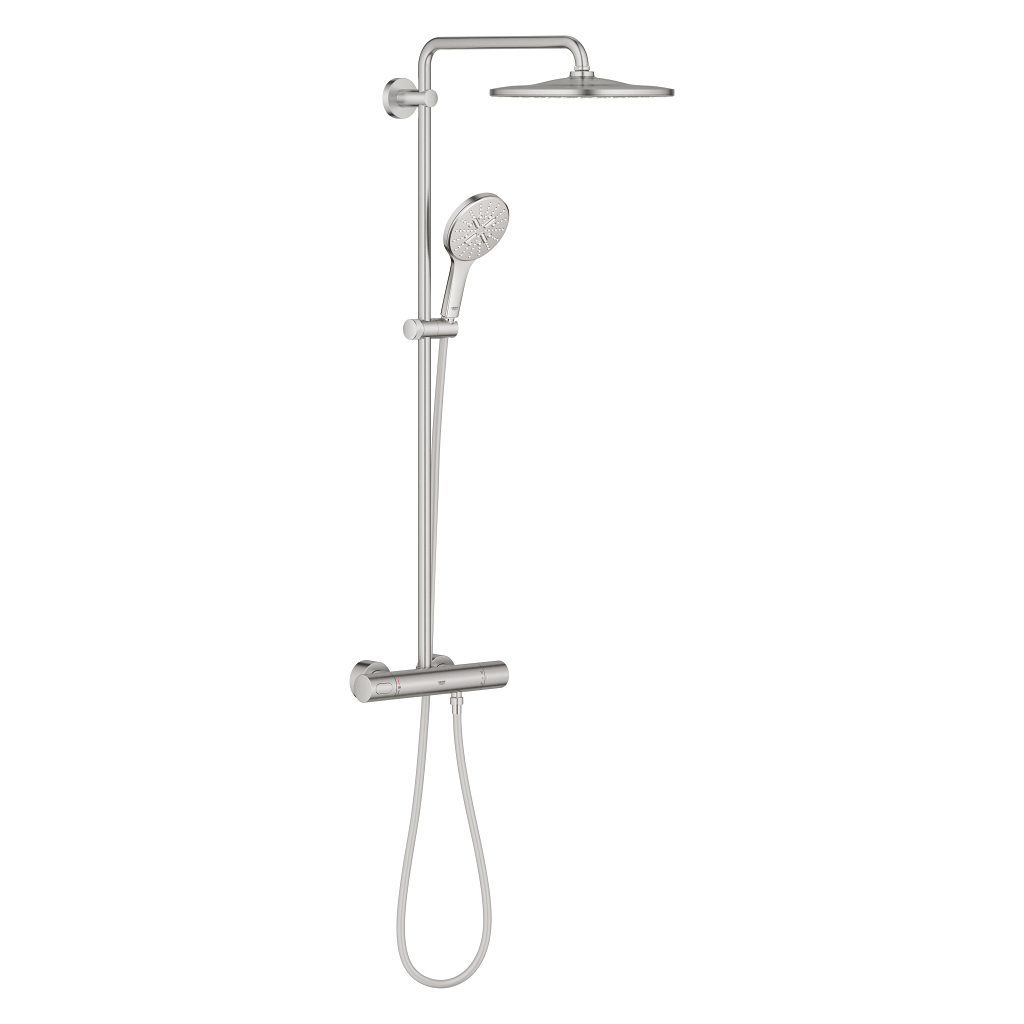 Rainshower SmartActive 310 Shower system with thermostat for wall mounting | GROHE