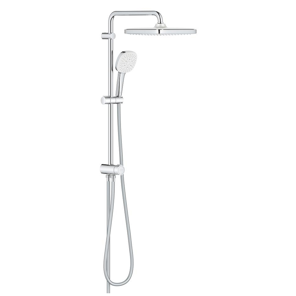 Tempesta System 250 Cube Flex shower system with diverter for wall ...