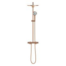 Euphoria System 260 Shower system with thermostatic mixer for wall ...