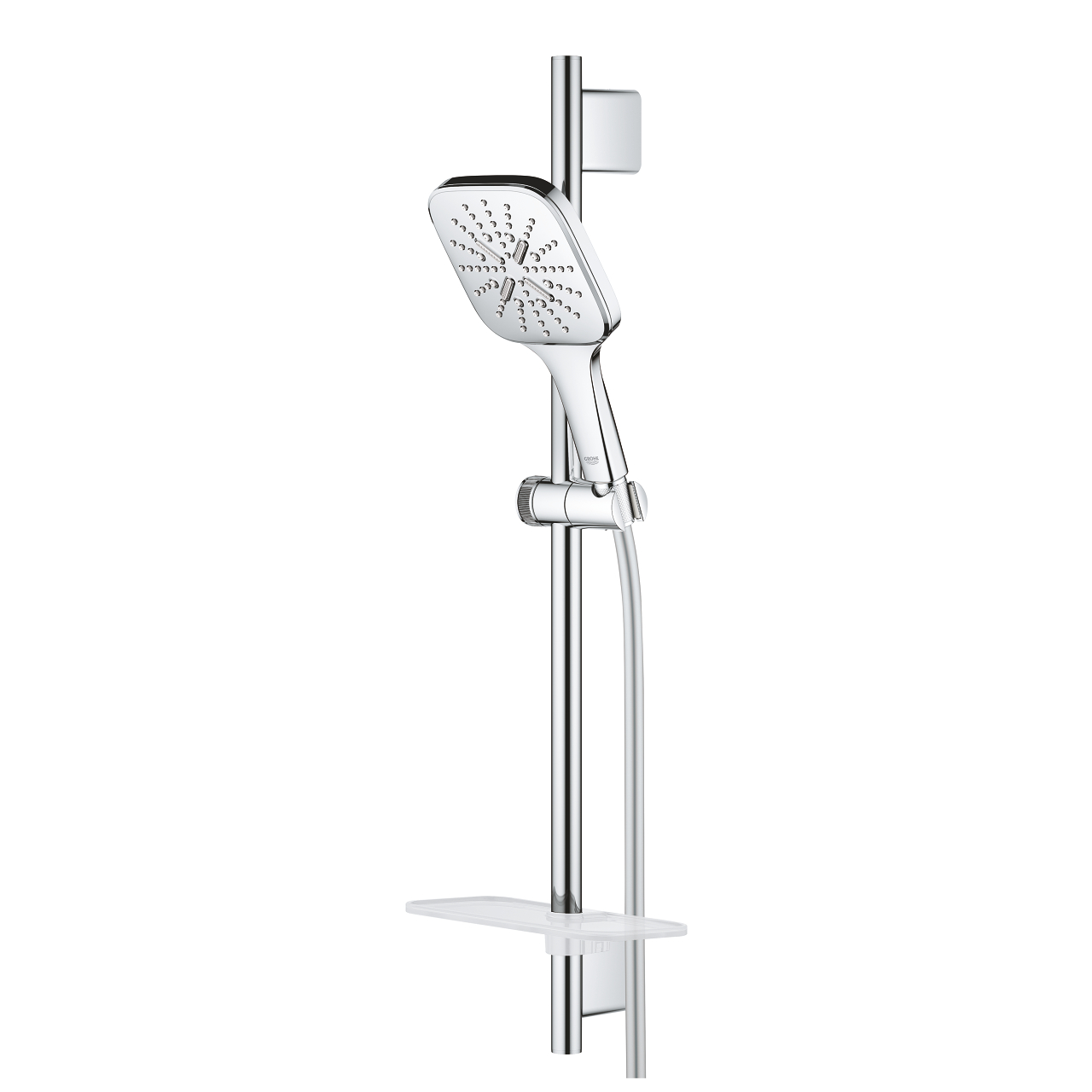 Rainshower SmartActive 130 Cube Shower Rail Set 3 sprays | GROHE